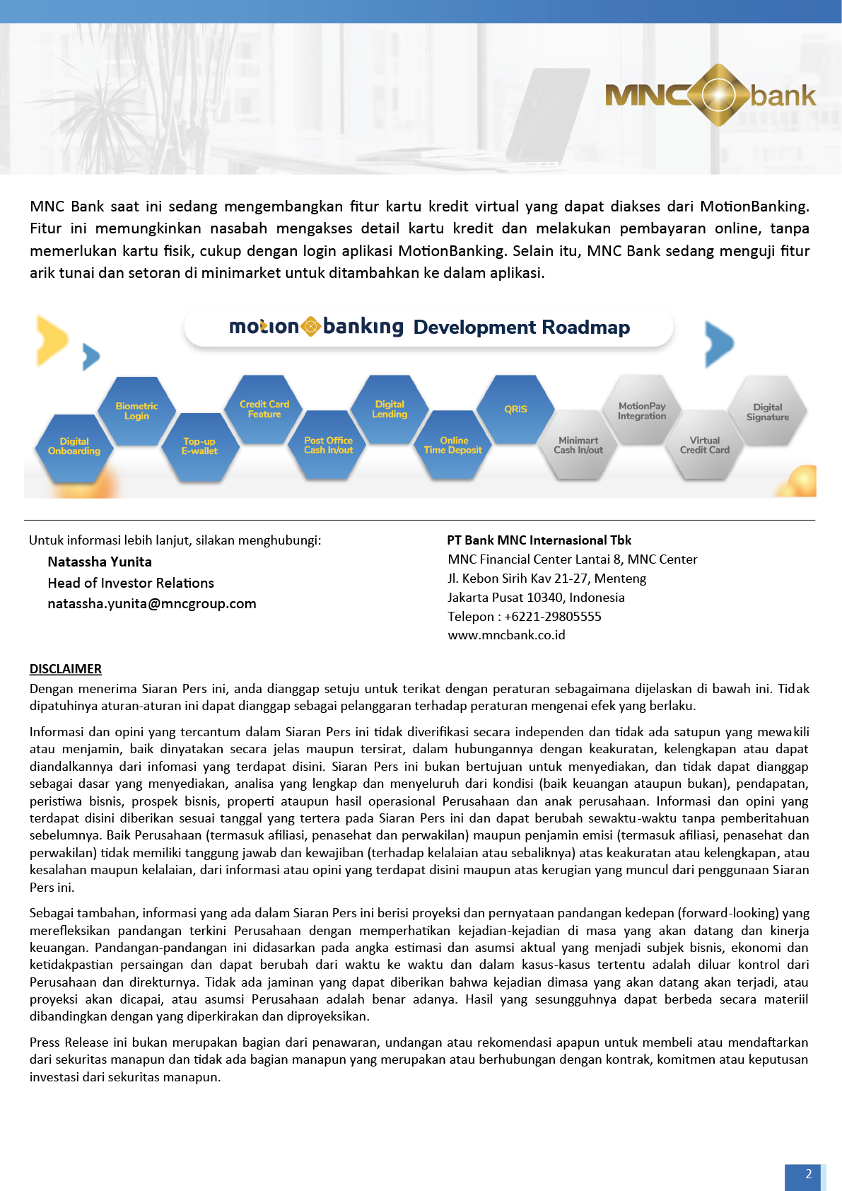 MotionBanking Hadirkan Fitur Pembayaran QRIS - MNC