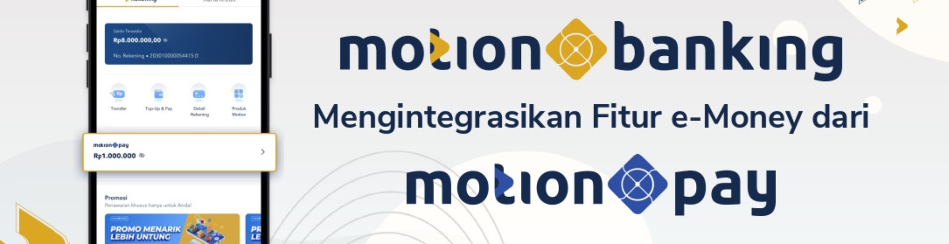MotionBanking Mengintegrasikan Fitur e-Money dari MotionPay - MNC