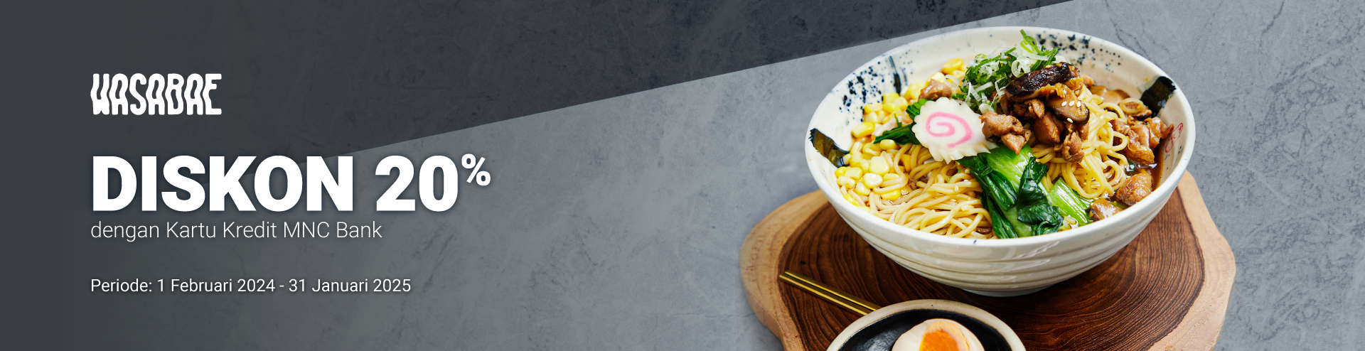 Promo Wasabae Diskon 20% - MNC